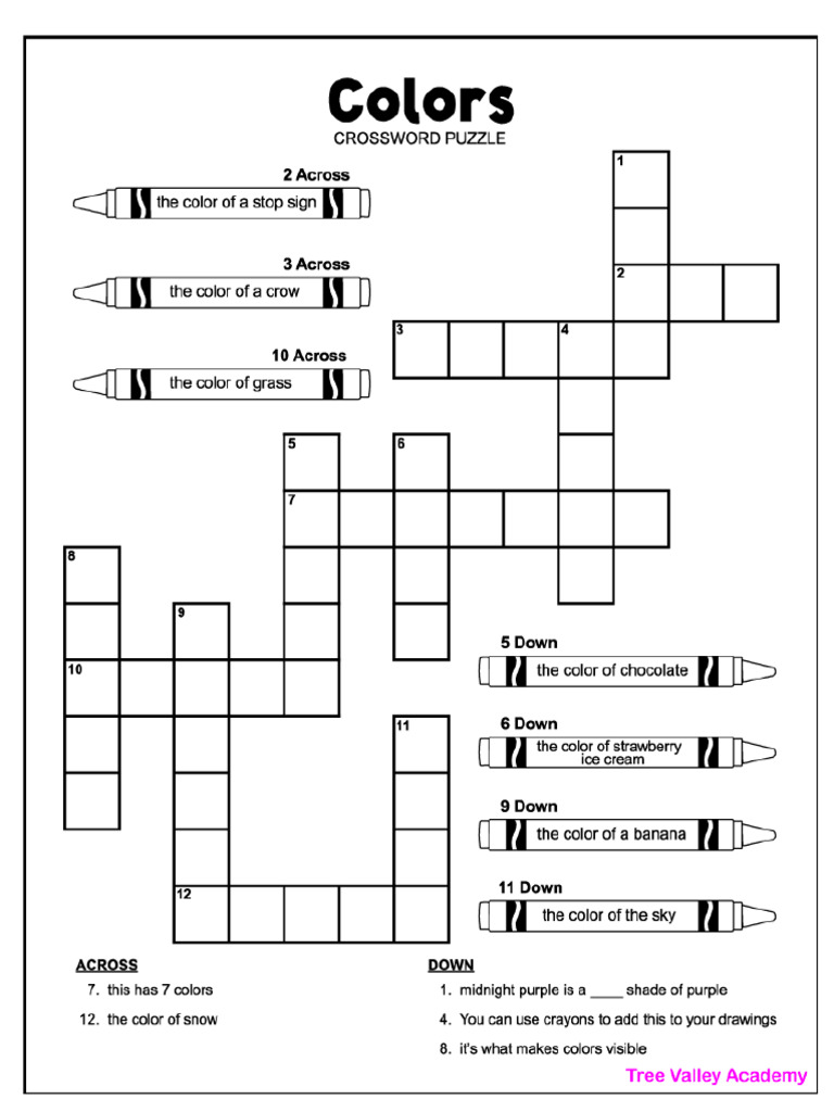 Year 4 Crossword Puzzle | PDF