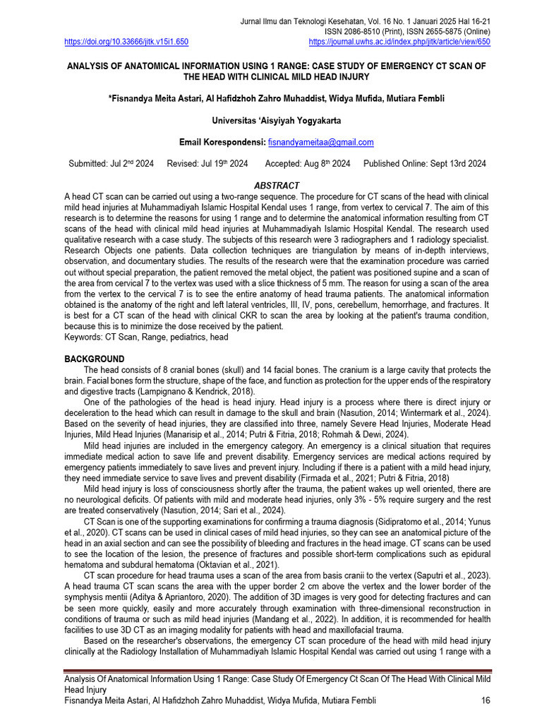 Analysis of Anatomical Information Using 1 Range C | PDF | Ct Scan ...