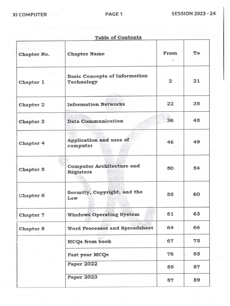 XI Computer KB | PDF