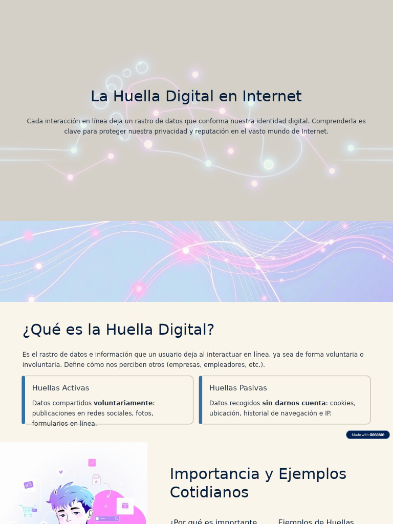 La Huella Digital en Internet | PDF | Privacidad | Internet
