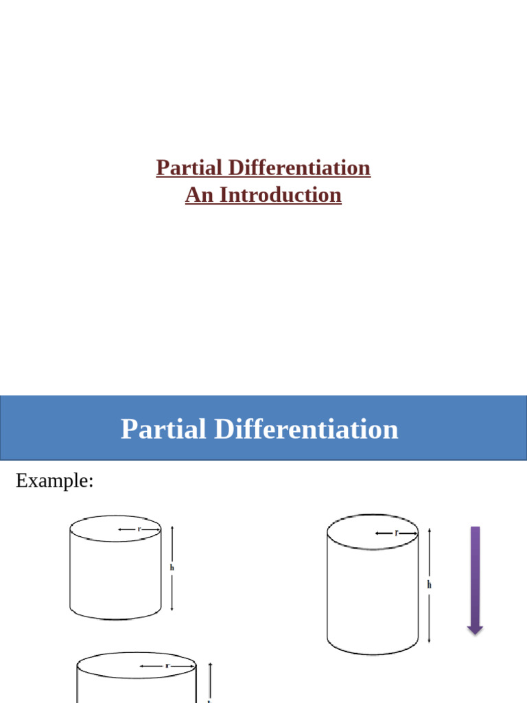 Lecture 1 Partial Differentiation | PDF | Derivative | Variable (Mathematics)