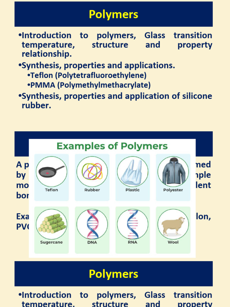 Polymers | PDF | Polymers | Silicone