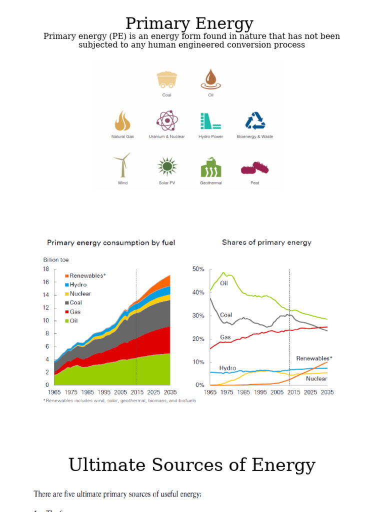 Understanding Primary Energy Sources | PDF