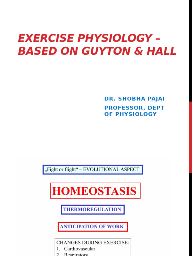 Introduction to Exercise Physiology | PDF
