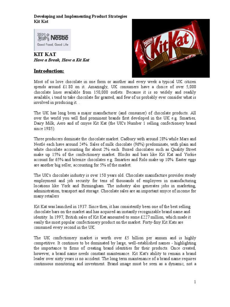 Have A Break, Have A Kit Kat | PDF | Chocolate | Brand