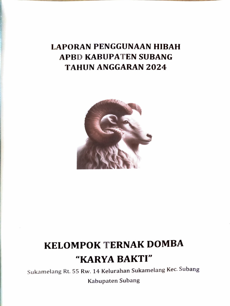 Contoh Spj Peternakan 2025 | PDF