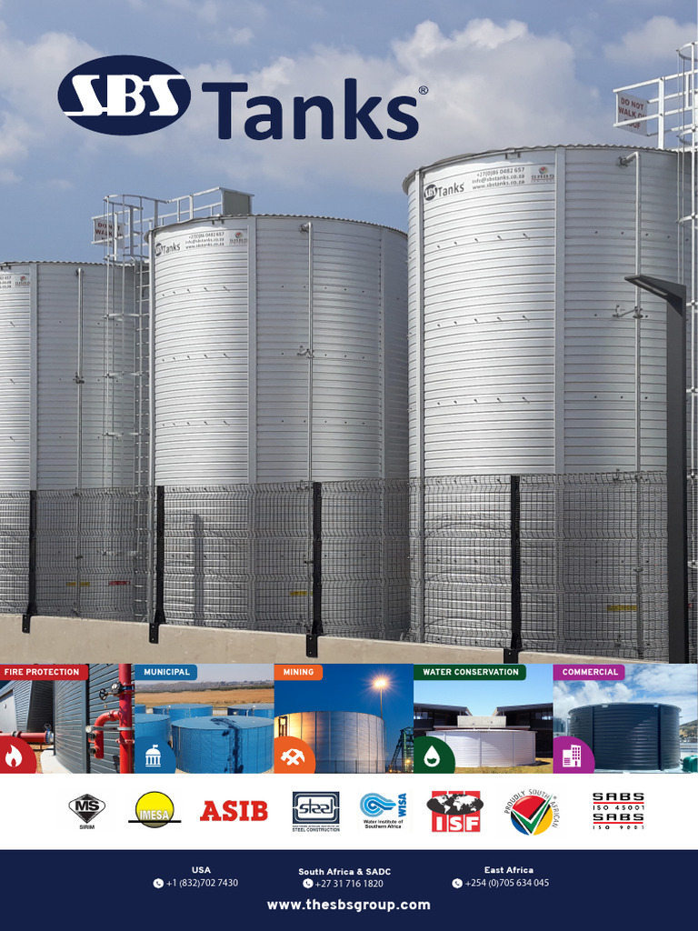 SBS Tanks: Innovative Water Solutions | PDF | Water | Water Conservation