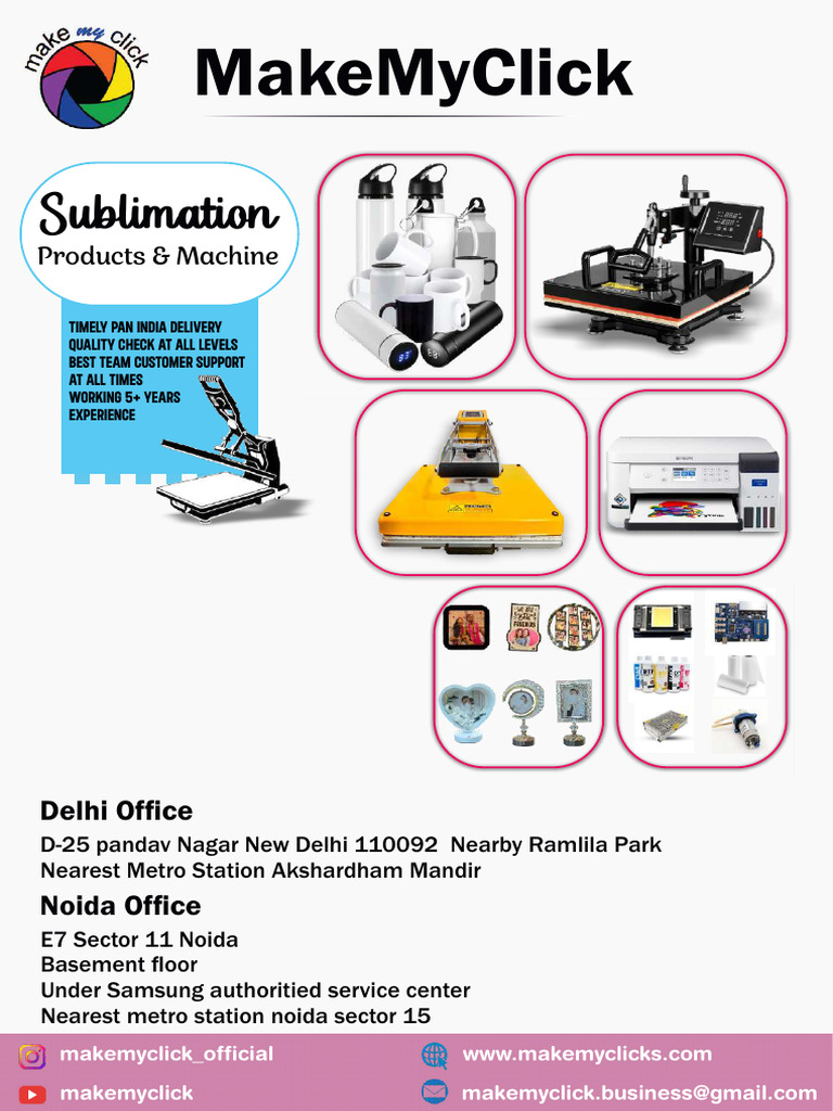 Sublimation Heat Press Machines for Sale | PDF | Printer (Computing ...