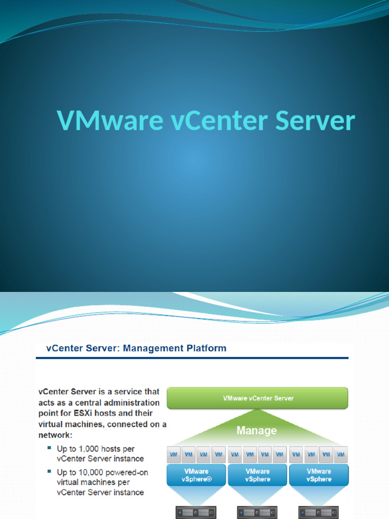 VMware VCenter Server | PDF