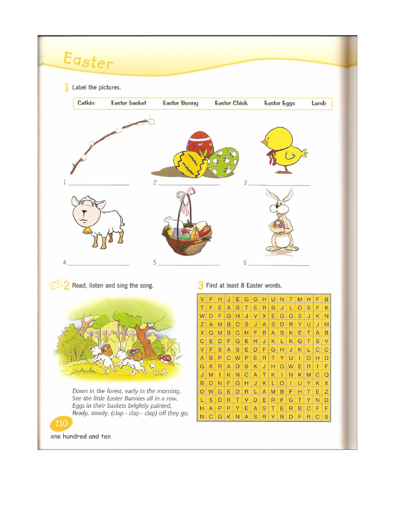 Easter Vocabulary | PDF
