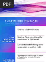 Builders' Risk Insurance Clauses | PDF | Insurance | Indemnity