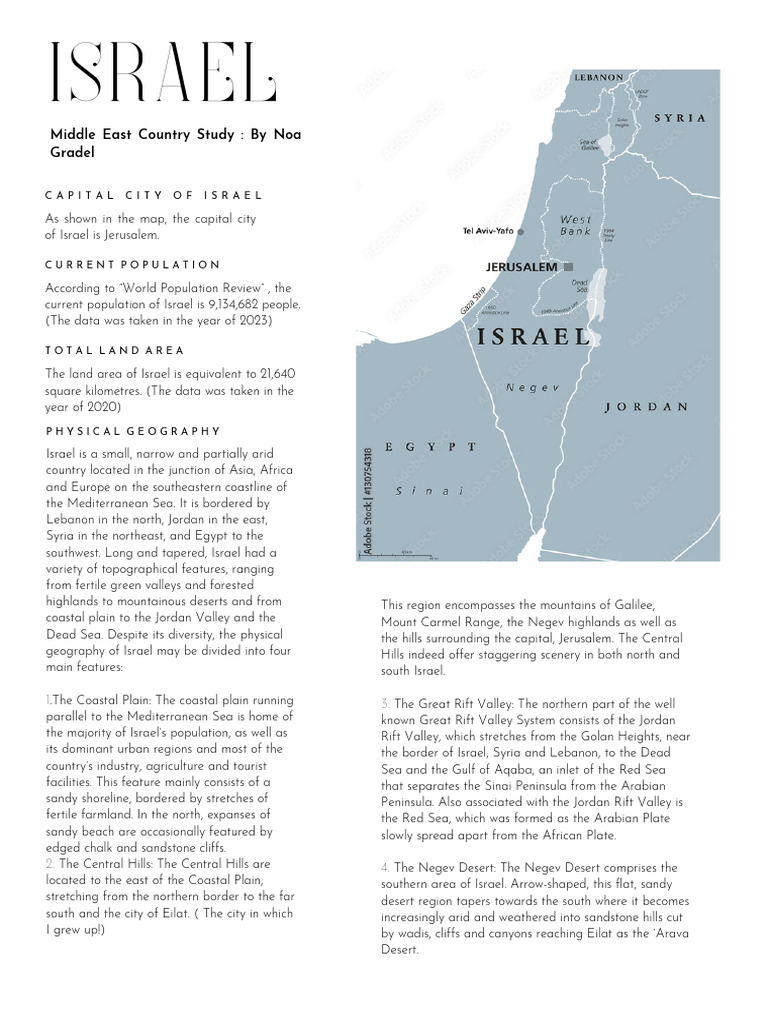 The Middle East Country Study | PDF | Earth Sciences | Middle East