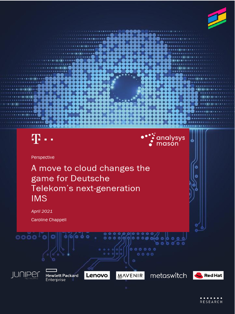 Analysys Mason DT Cloud Nims Perspective Apr2021 Rma16 | PDF | Cloud ...