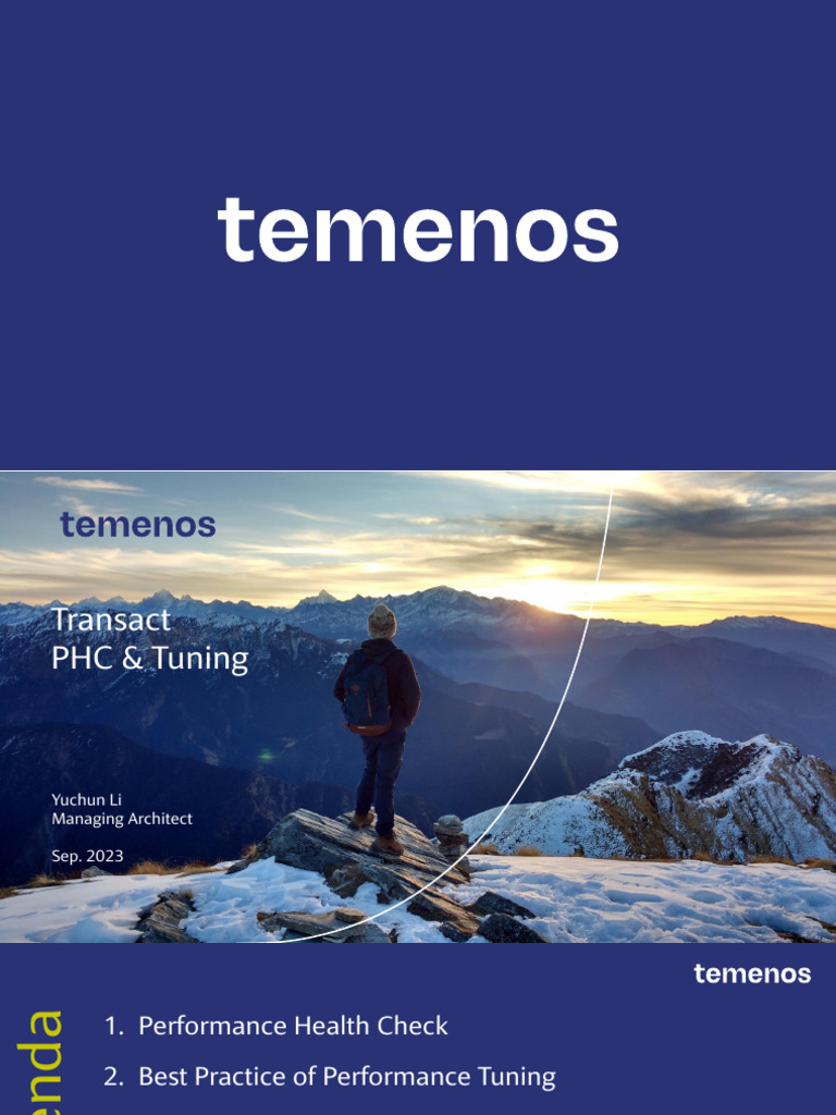 Transact PHC Tuning Knowledge Sharing V2.0 202309 | PDF | Databases ...