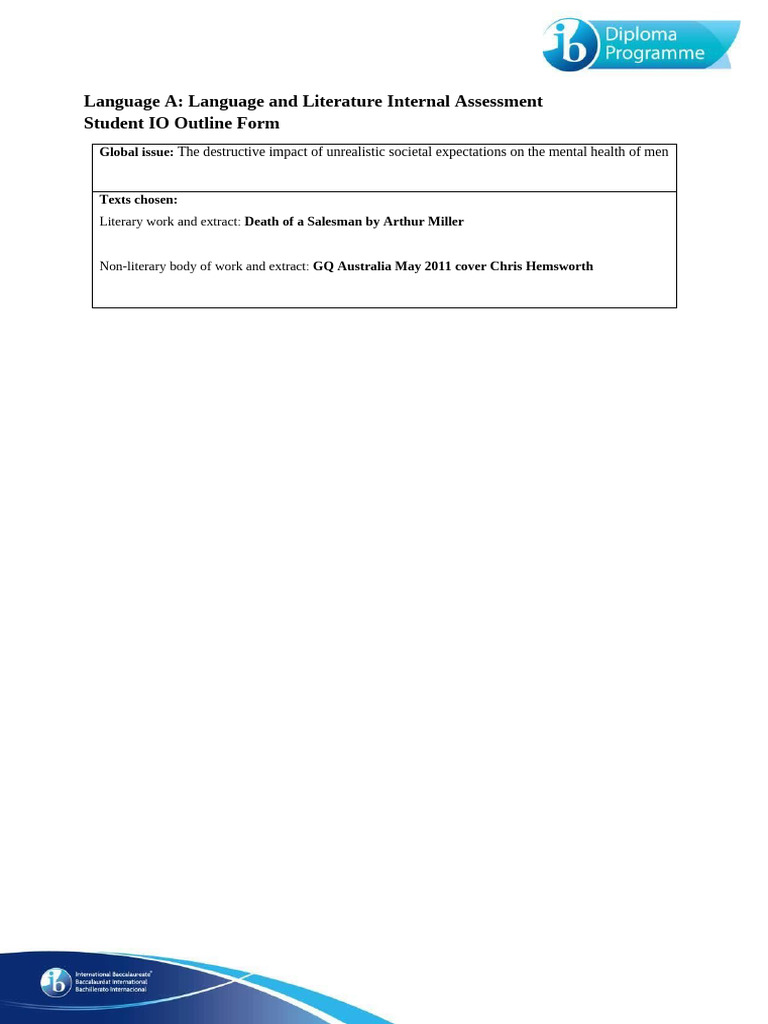 IO 10 Bullet Point Outline Form | PDF