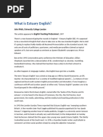Understanding the Bristolian Accent | PDF | Stress (Linguistics) | Bristol