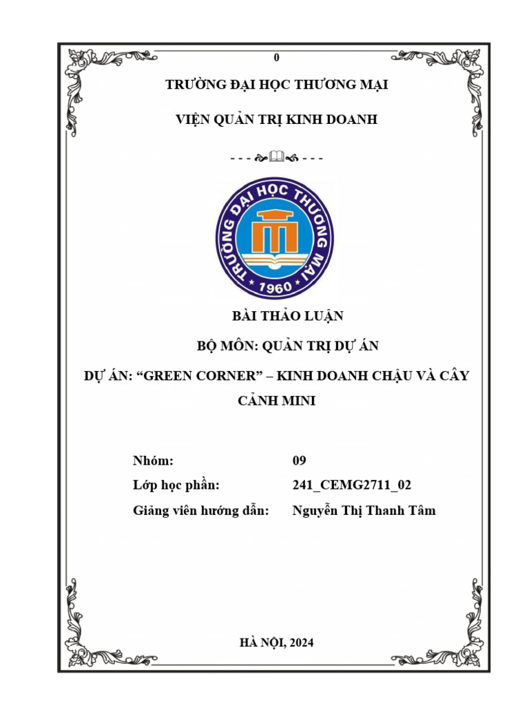 QTDA Nhóm 9. pdf | PDF