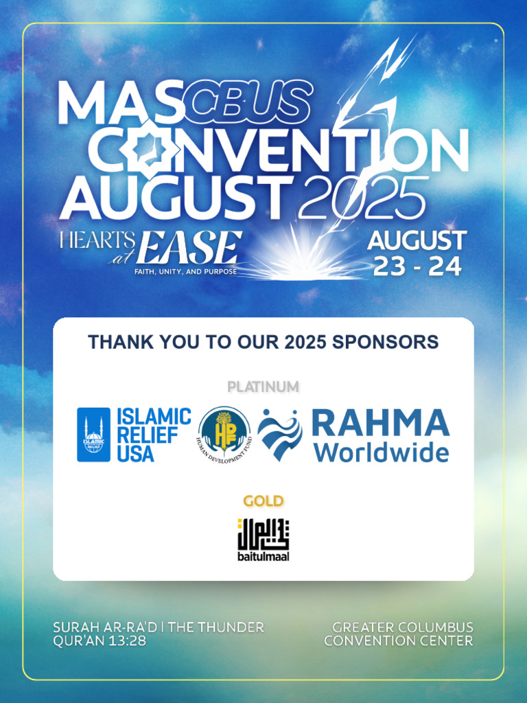 Mascon Cbus 2025 Program | PDF | Abrahamic Religions
