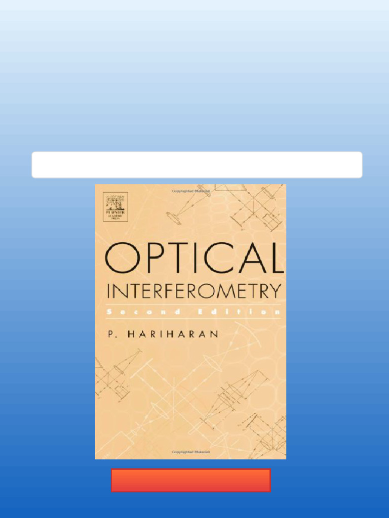 Optical Interferometry 2nd Edition P. Hariharan PDF Version | PDF | Interferometry | Coherence ...