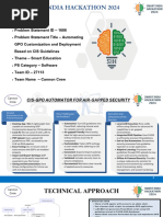 SIH Hackathon PPT | PDF