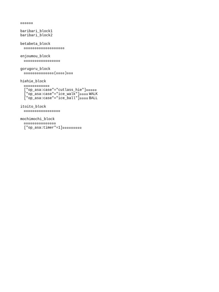 Block List | PDF