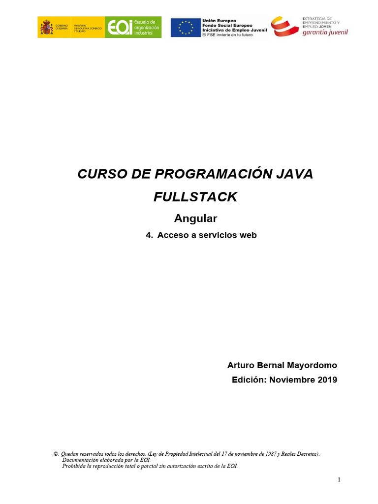 Acceso A Servicios Web Angular | PDF | Redes | Internet y web
