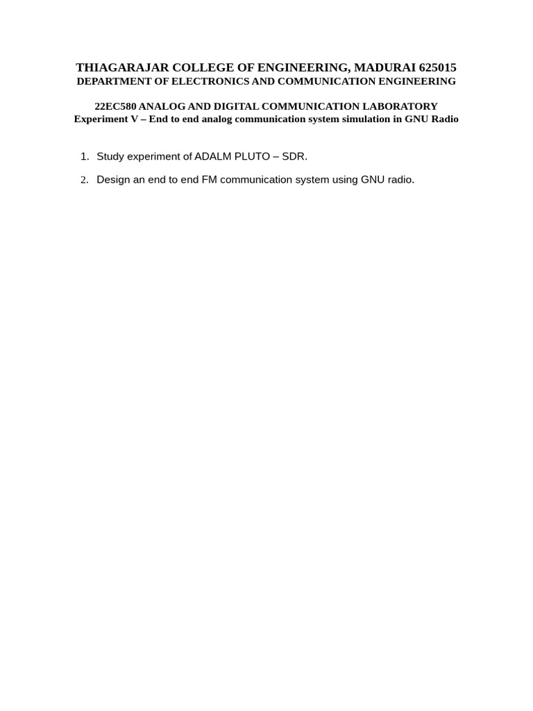 22EC580 ADC Experiment 5 | PDF