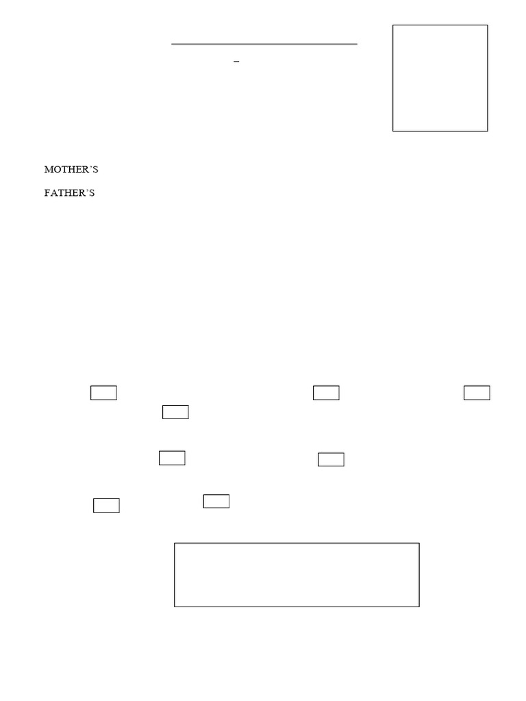 Registration Form For Class Ix Icse 2027 | PDF