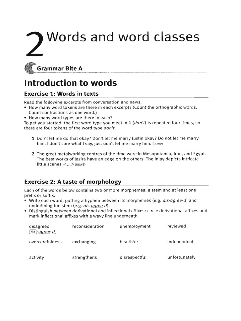 Chapter2 Lgsweworkbook | PDF | Word | Part Of Speech