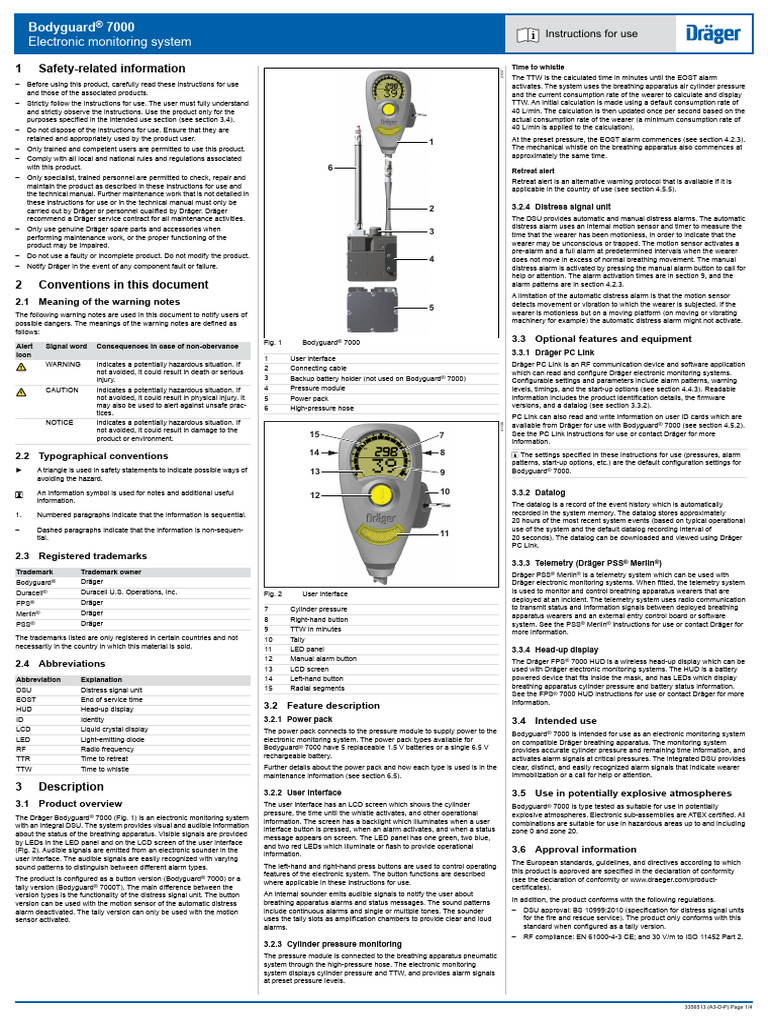 Bodyguard 7000 User Instructions | PDF | Light Emitting Diode | Liquid ...