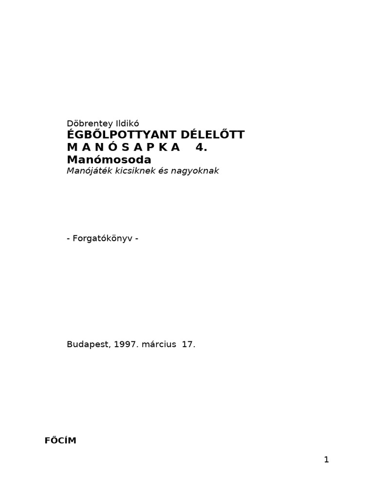 Mosoda | PDF