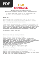Charades Signal Guide for Players | PDF | Finger | Hand