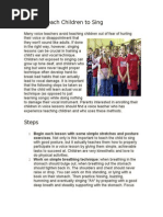 The Vocal Lesson Plan | PDF | Singing | Larynx