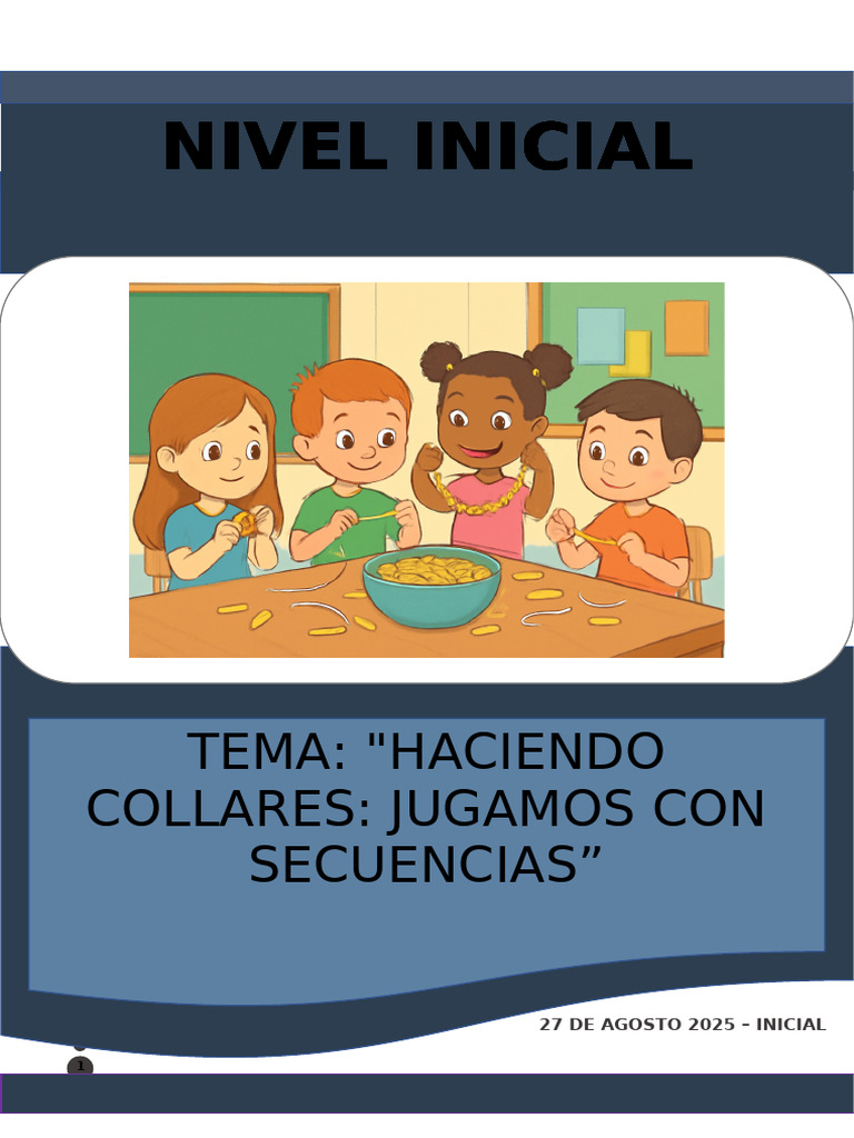 Collares Matemáticos: Aprendizaje Inicial | PDF | Aprendizaje ...