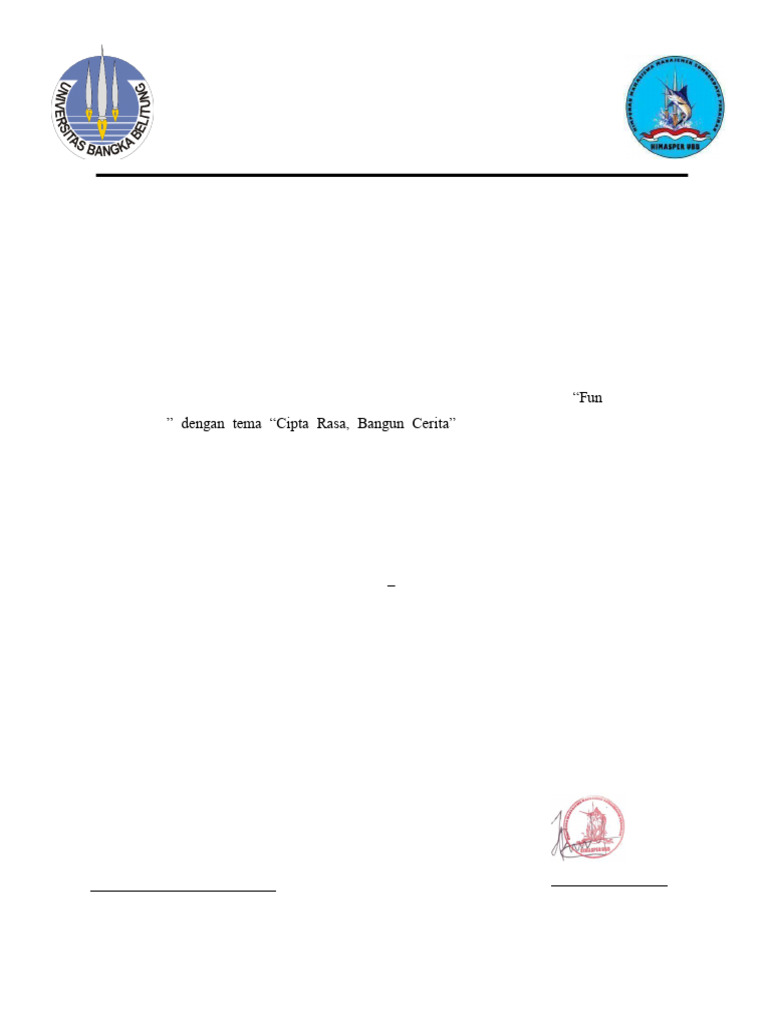 Pemberitahuan Malam Keakraban HIMASPER | PDF
