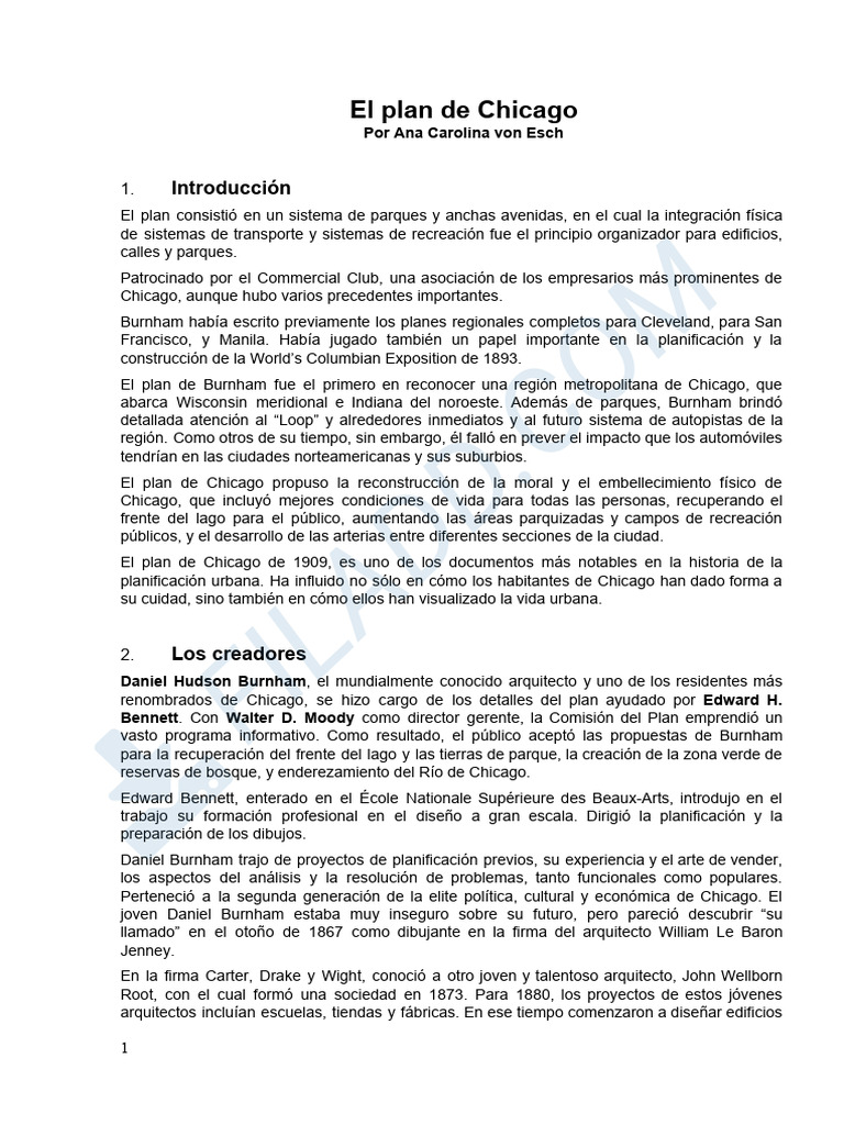El Plan de Chicago | PDF