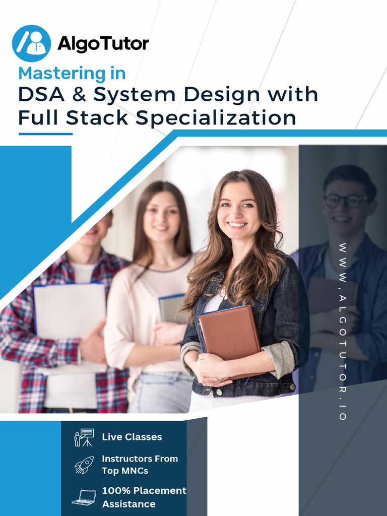 Mastering DSA & System Design - Full Stack - Brochure | PDF | Computing | Computer Programming