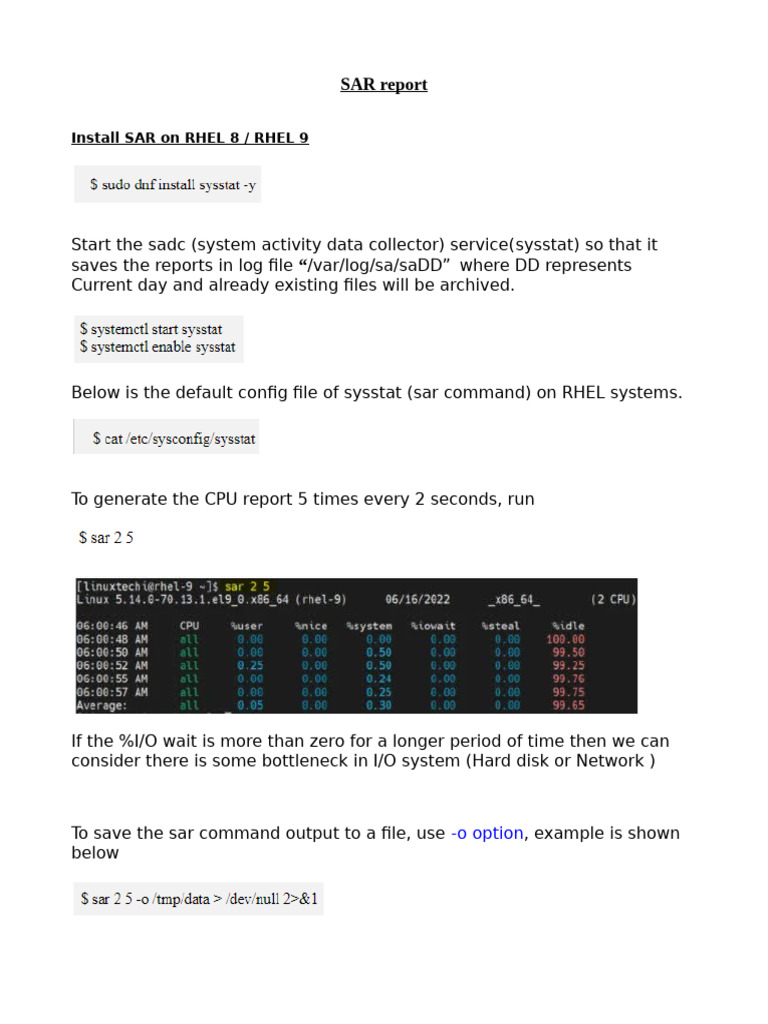 SAR Report | PDF