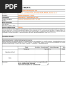 Handover Certificate Format for Construction | PDF | Technology ...