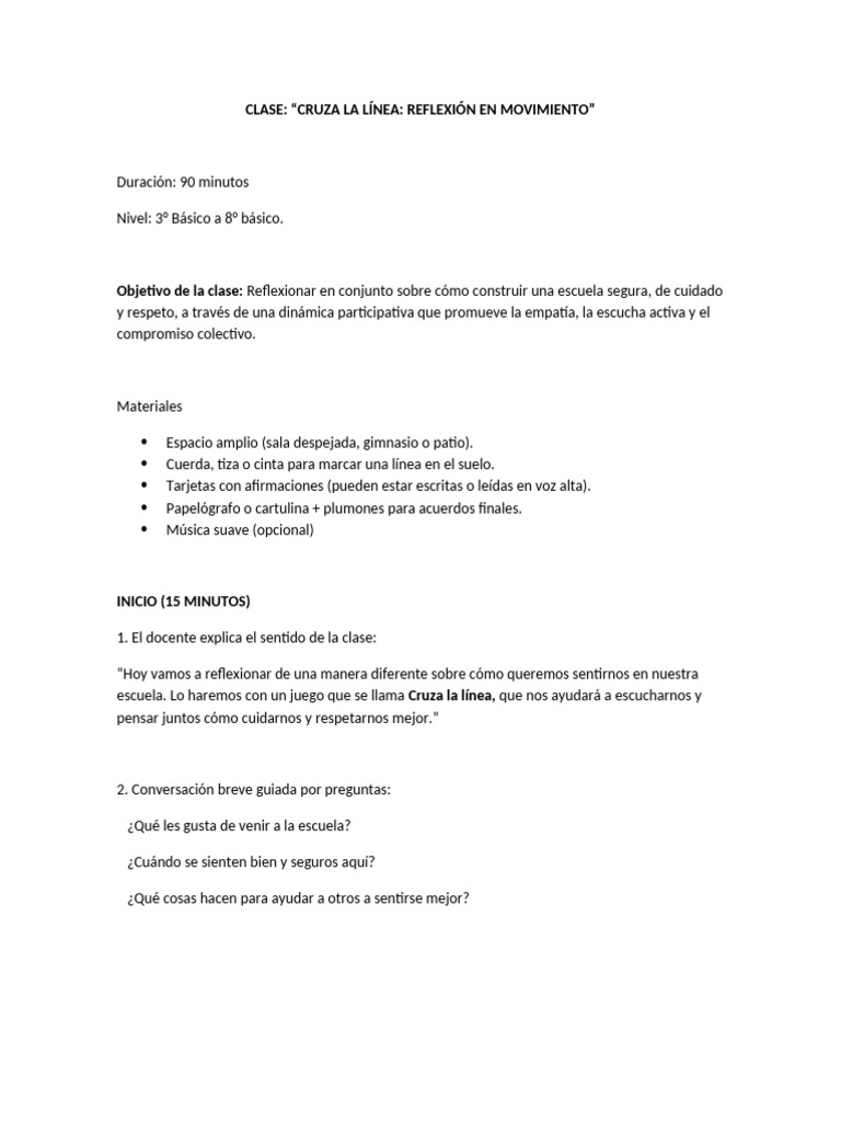 CLASE 3ro A 8vo Opción 1 | PDF