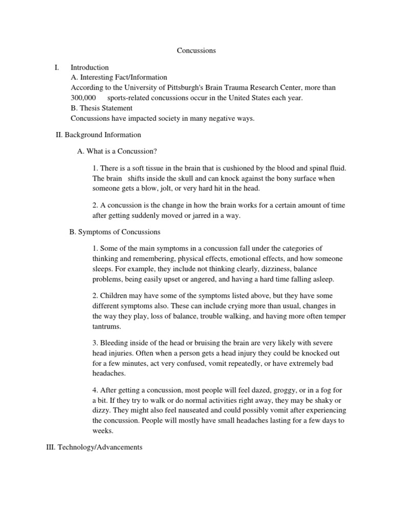 Concussions | Concussion | Traumatic Brain Injury