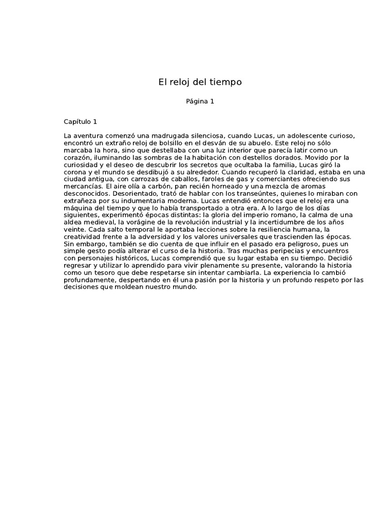El Reloj Del Tiempo 1 | PDF | Edades medias | Reloj