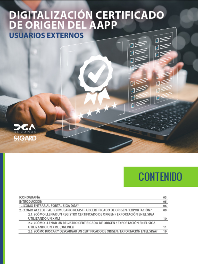 Digitalizacio N Certificado de Origen Del Aapp v4 | PDF | Archivo de ...