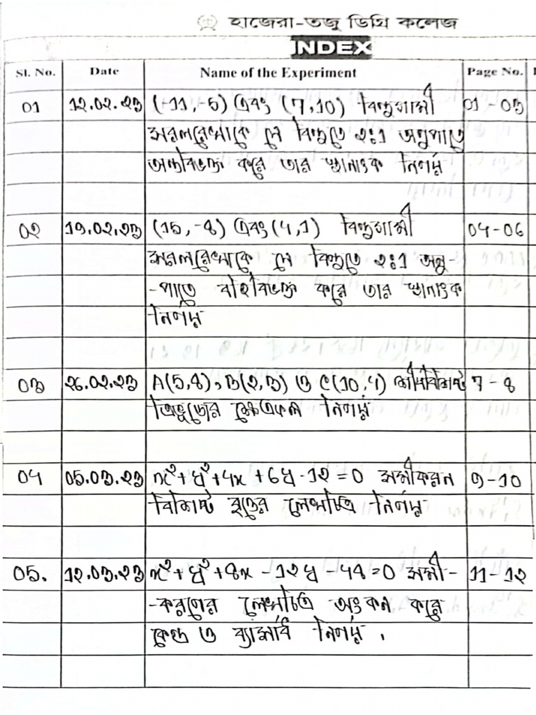 Higher Math 1st Paper Practical | PDF