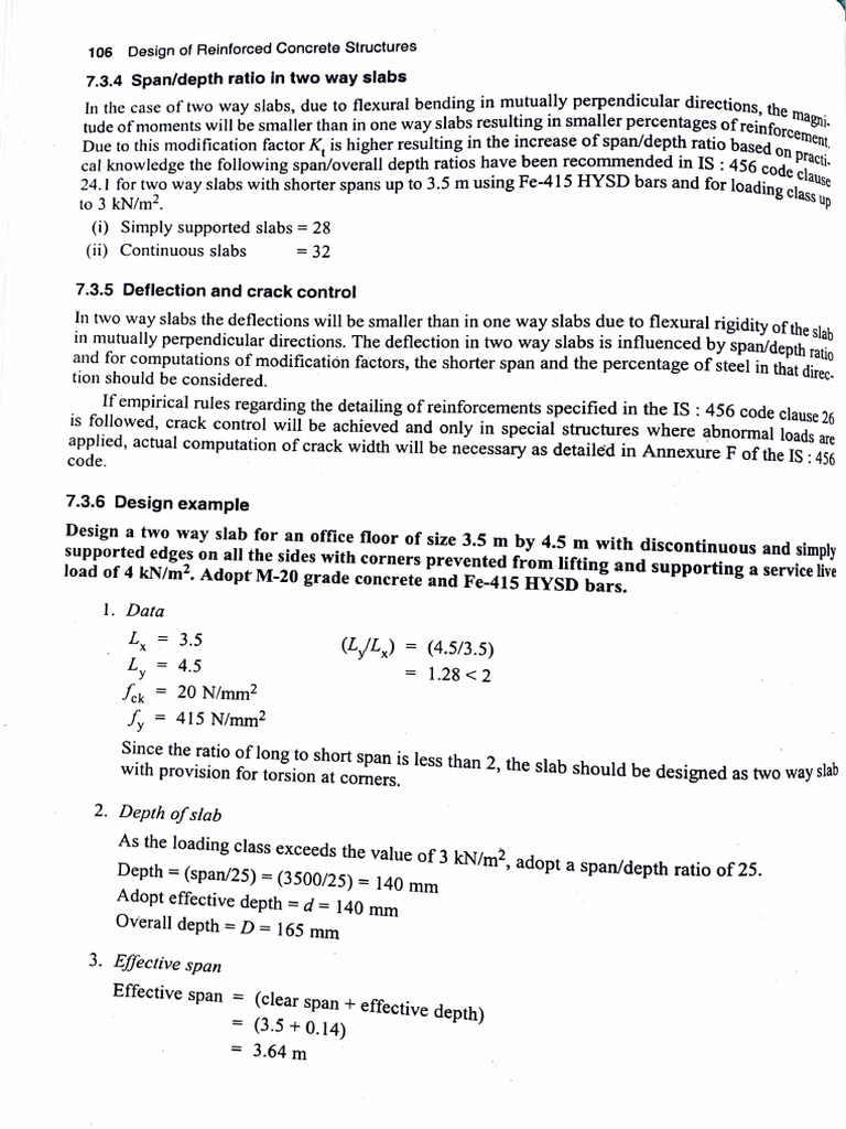 2-Way Slab With Deflection Shortcut | PDF | Civil Engineering ...