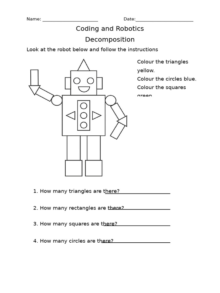 Coding and Robotics: Shape Activities | PDF