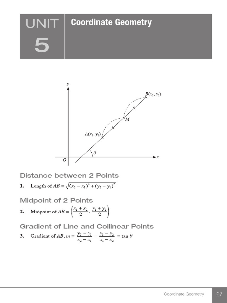 Coordinate Geometry Fundamentals | PDF | Coordinate System | Geometry