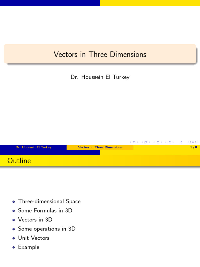 Importance of 3D Vectors Explained | PDF | Vector Space | Cartesian ...