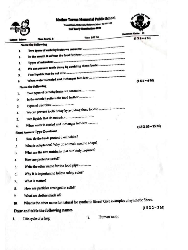 Class 4 Science Part B | PDF