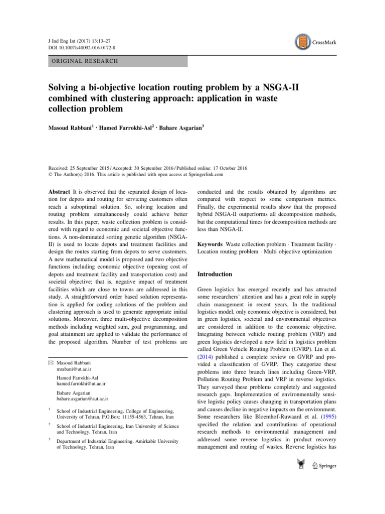 LRP5 | PDF | Mathematical Optimization | Genetic Algorithm